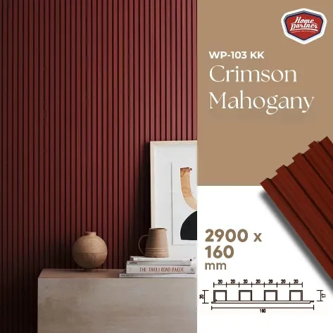 WPC Wall Panel Dinding WP103 KK Crimson Mahogany - SHOWROOM, SALES DAN ...